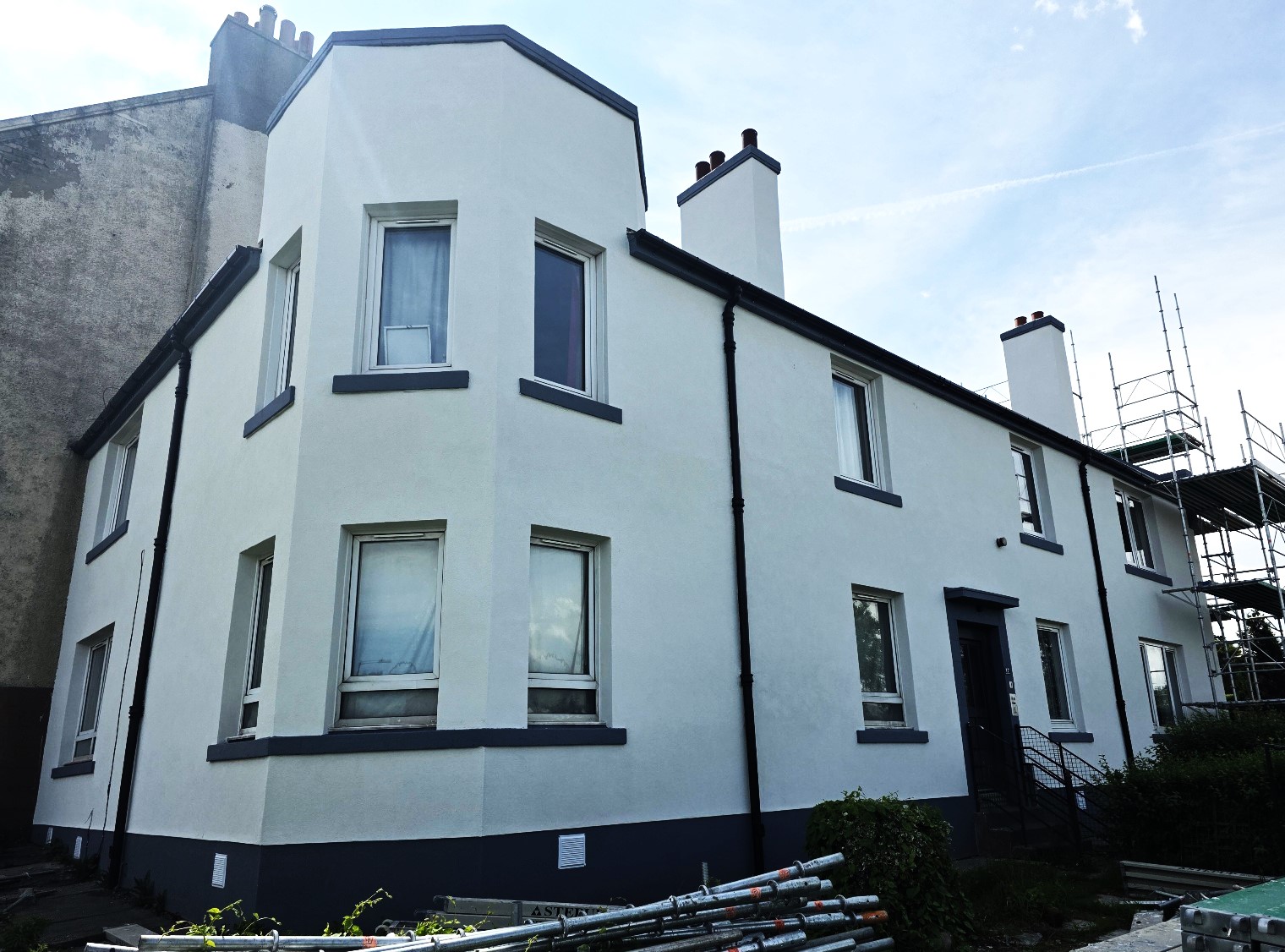 Silicone Render System - Block 4in1, Edinburgh, Granton - EdinHome